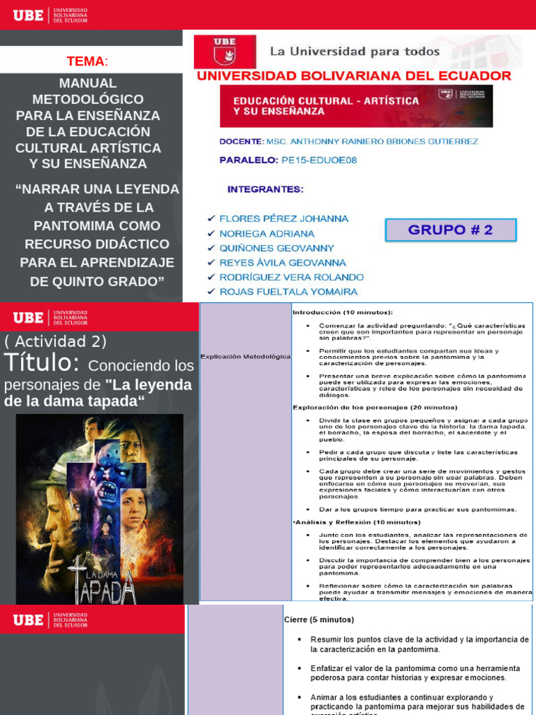 Diapositiva Eca Pantomima | PDF