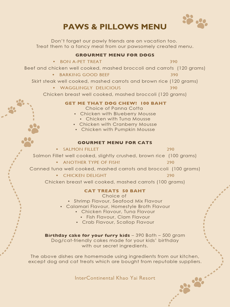 Pet-menu | PDF