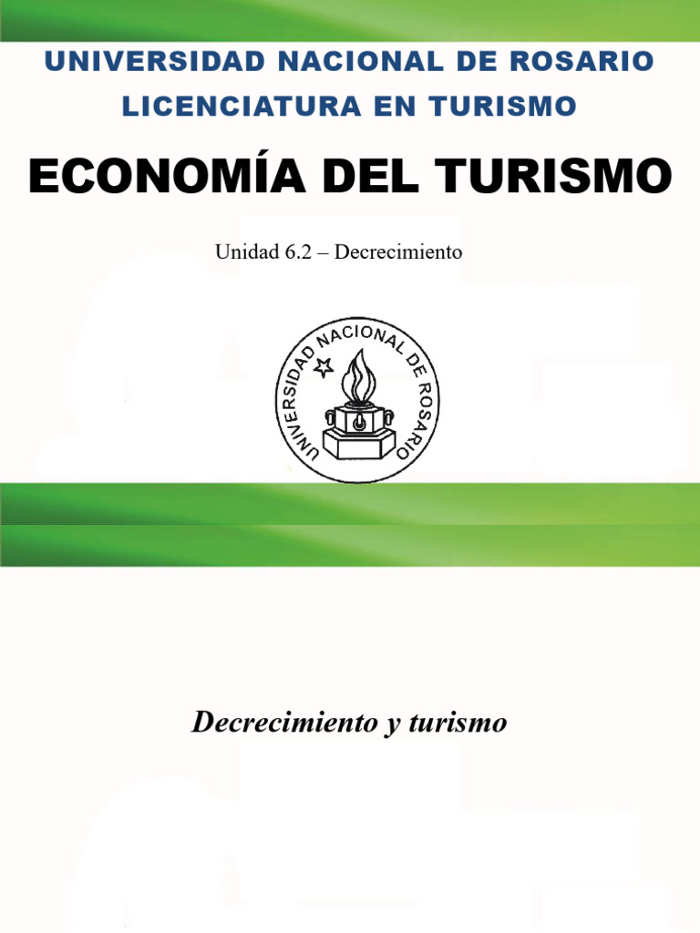 Power U6.2 - Decrecimiento Turístico | PDF