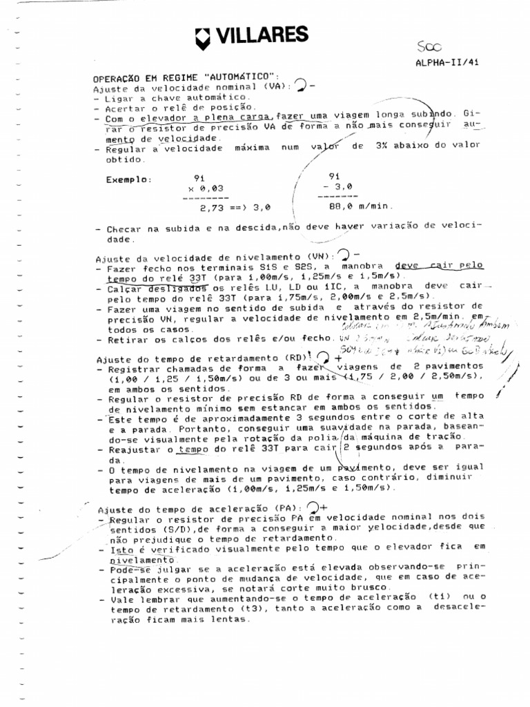 Manual Alpha II-03 Regulagem Curva | PDF