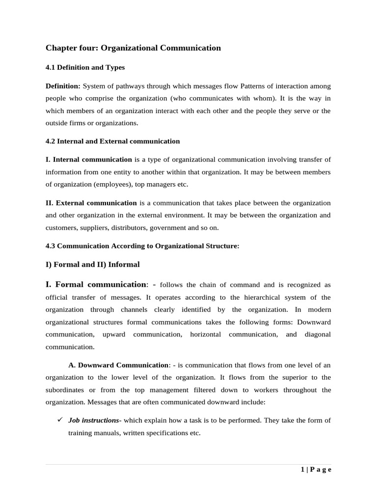 Business Communication Chapter 4 | PDF