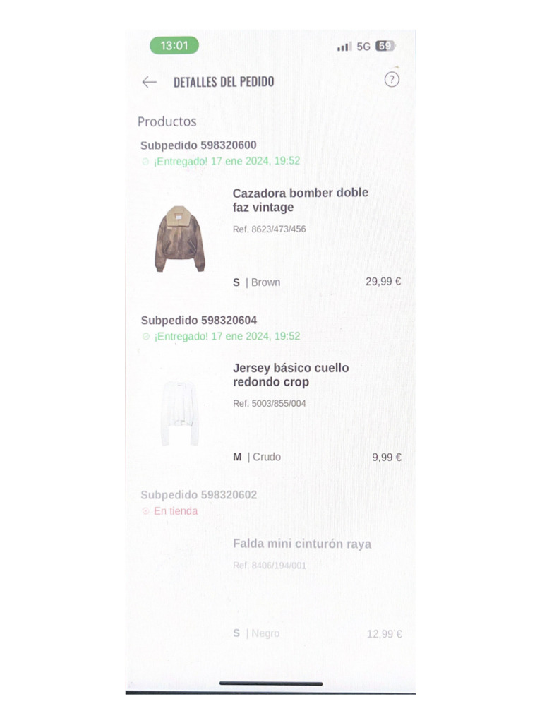 Detalles Del Pedido | PDF