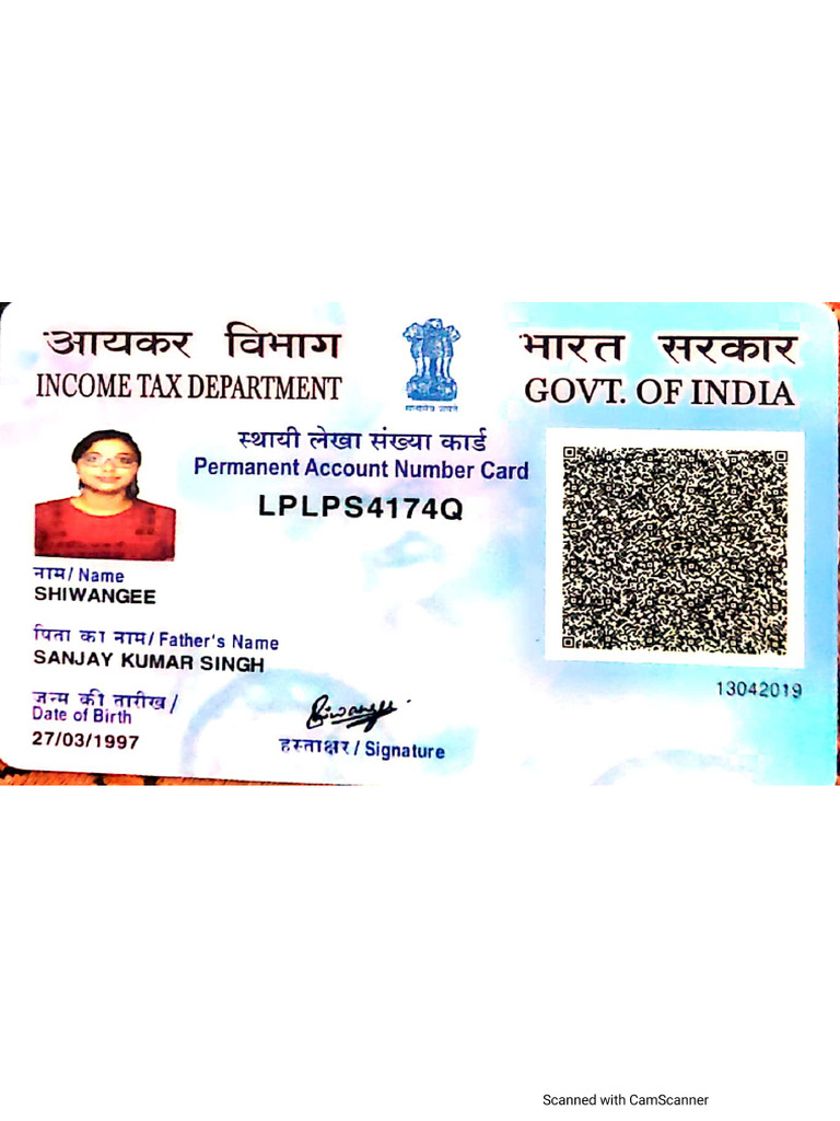 Pan Card PDF | PDF