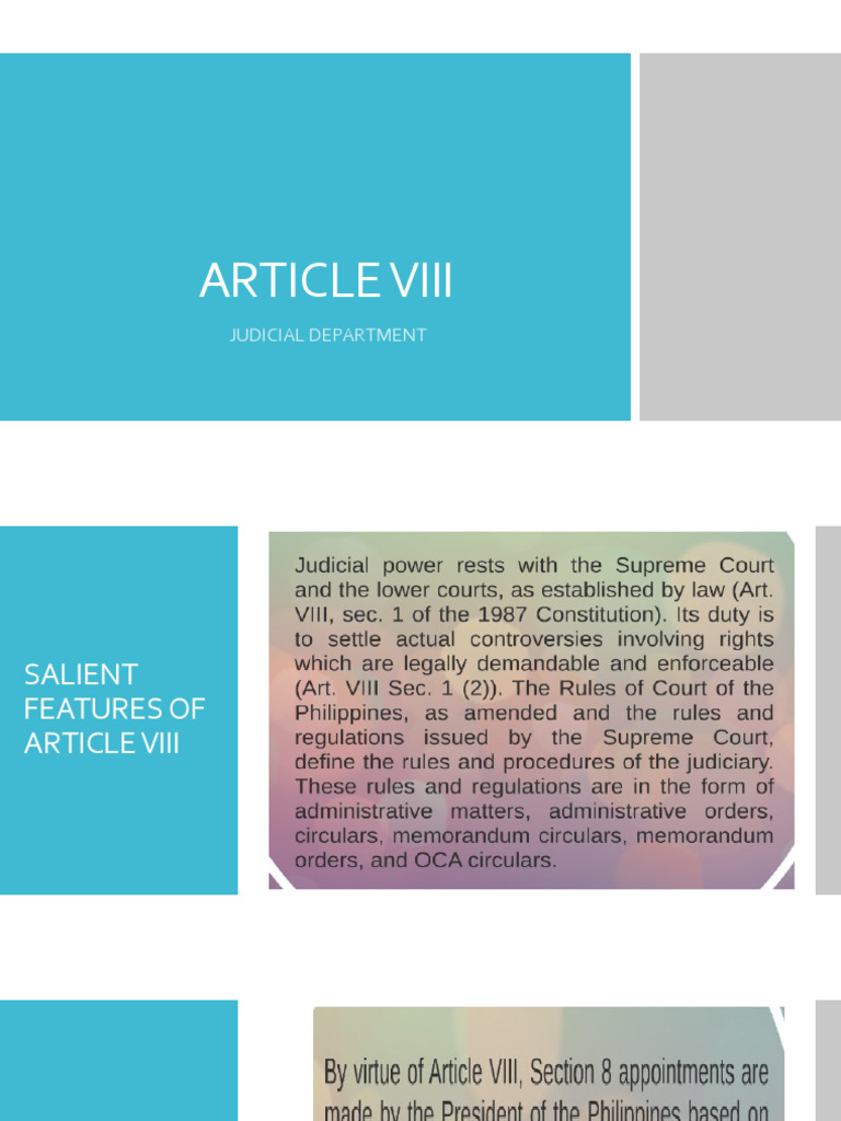 Article Viii | PDF