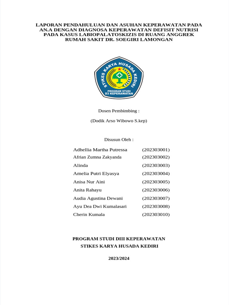 WORD-lp anak-dan-askep-labiopalatoskizis_ | PDF