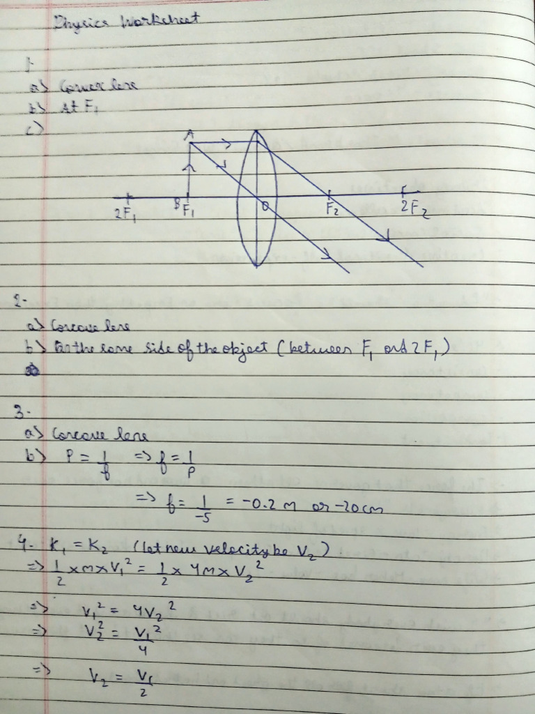Phy Practice Sheet SU | PDF