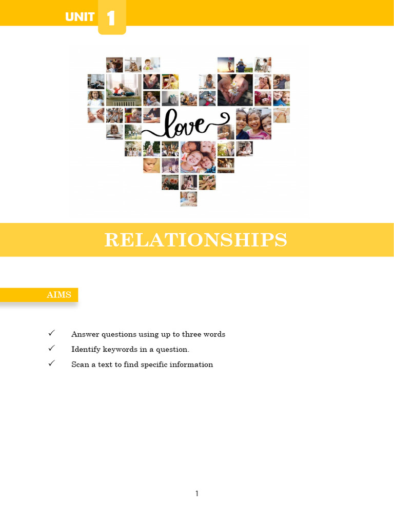 Pre Reading Unit 1 | PDF