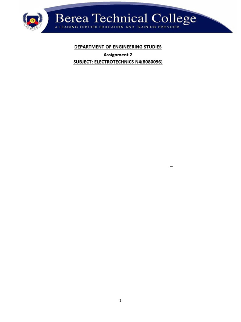 N4 Assignment 2 - 240618 - 114850 | PDF | Capacitor | Science & Mathematics