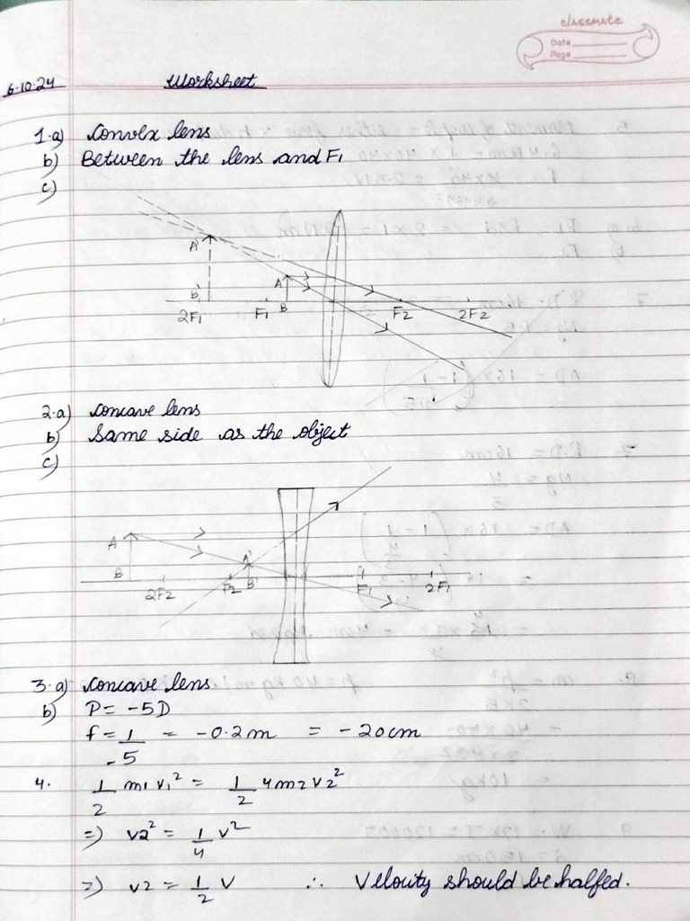 _ Physics Worksheet | PDF