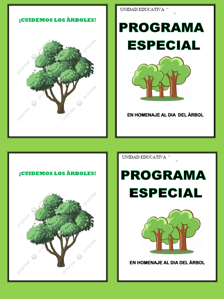 Programa Dia Del Arbol | PDF