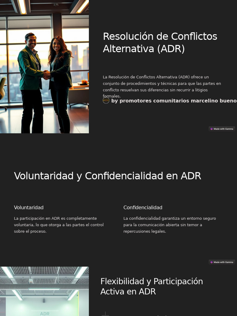 Resolucion de Conflictos Alternativa ADR | PDF