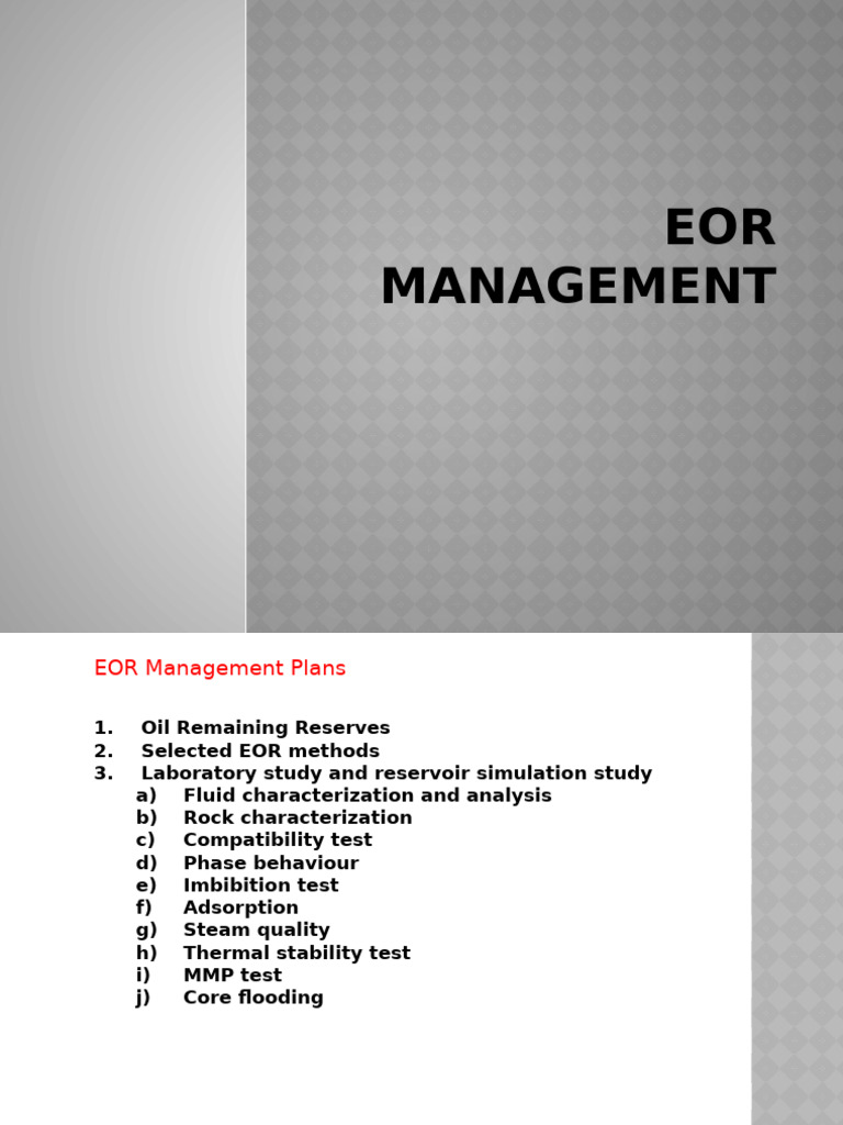 Eor Management | PDF