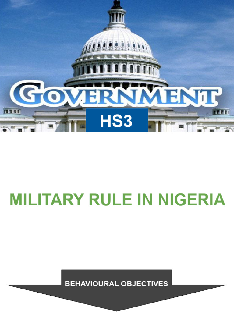 Military Rule in Nigeria | PDF