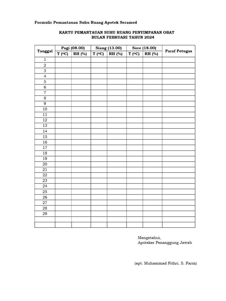 Form Suhu | PDF