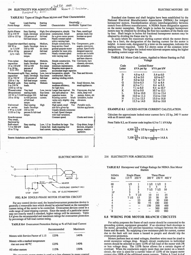 Electric Motor - Elec For Agri | PDF
