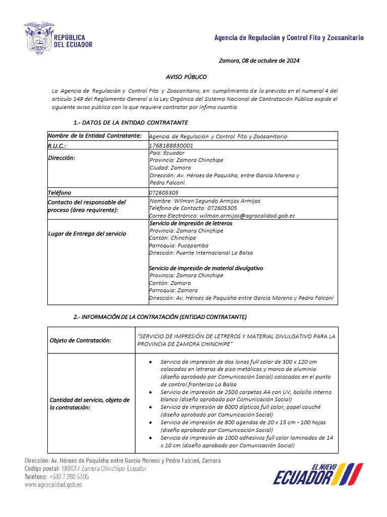 13 - Aviso Publico Infima M. Divulgativo-Signed-Signed-Signed | PDF