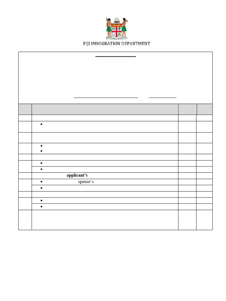 Long Term Work Permit Checklist | PDF