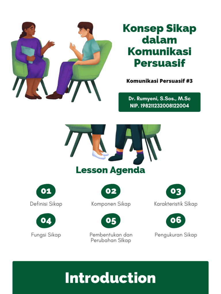 Konsep Sikap Dalam Komunikasi Persuasif #3 | PDF