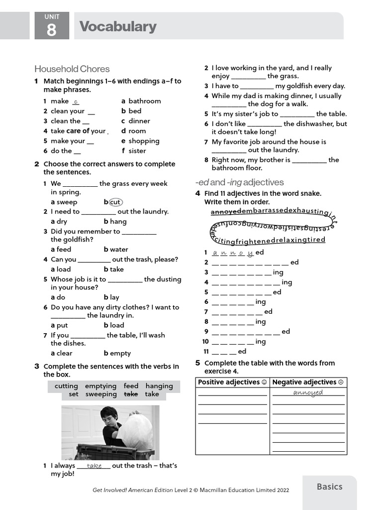 Vocab Basics U8 | PDF