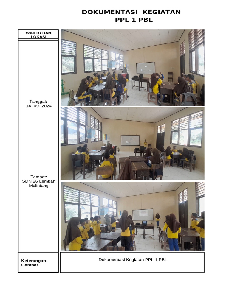 Dokumentasi PPL 1 PBL | PDF