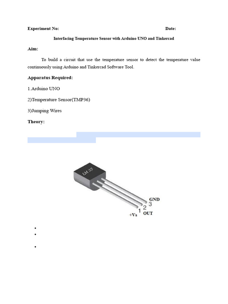 Embedded Lab Manual-Arduino and Tinkercad Experiments | PDF