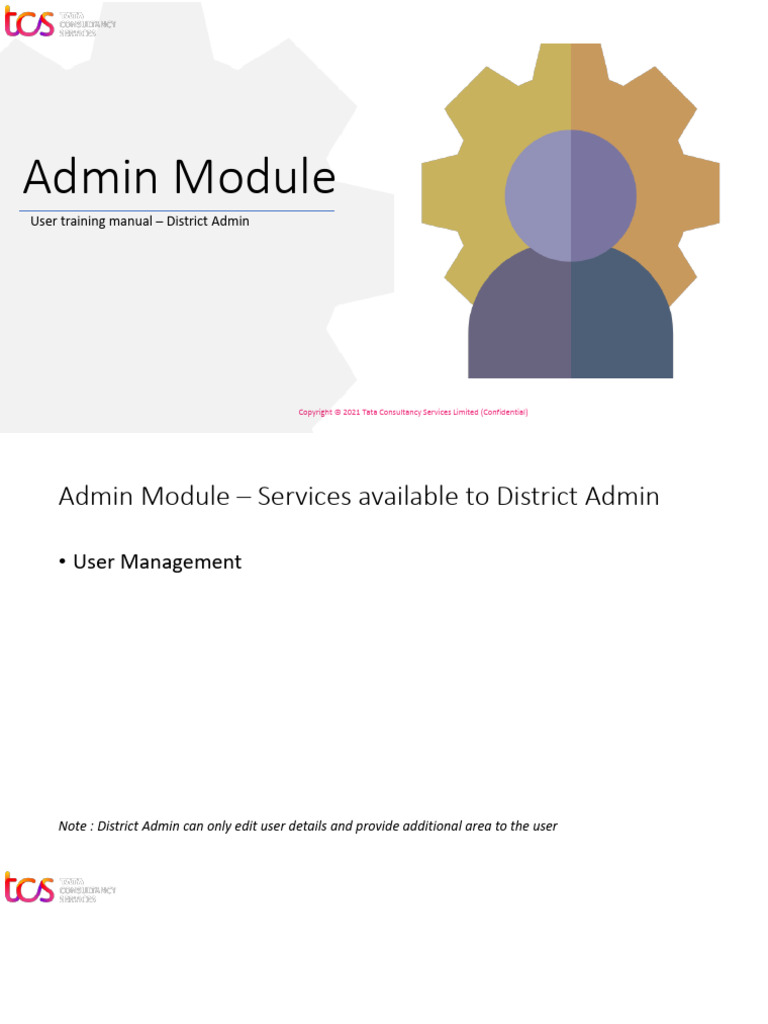 District - Main Admin Manual V1.2 | PDF