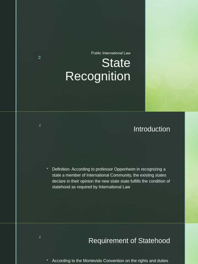 State Recognition | PDF