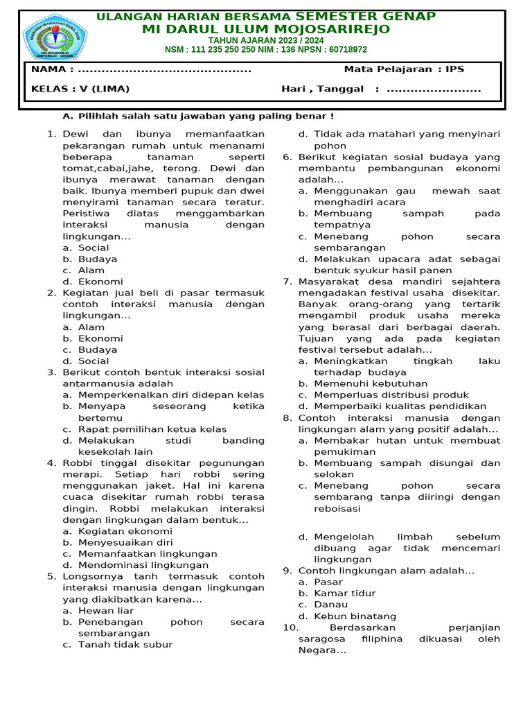 Ips Kelas 5 Pdf