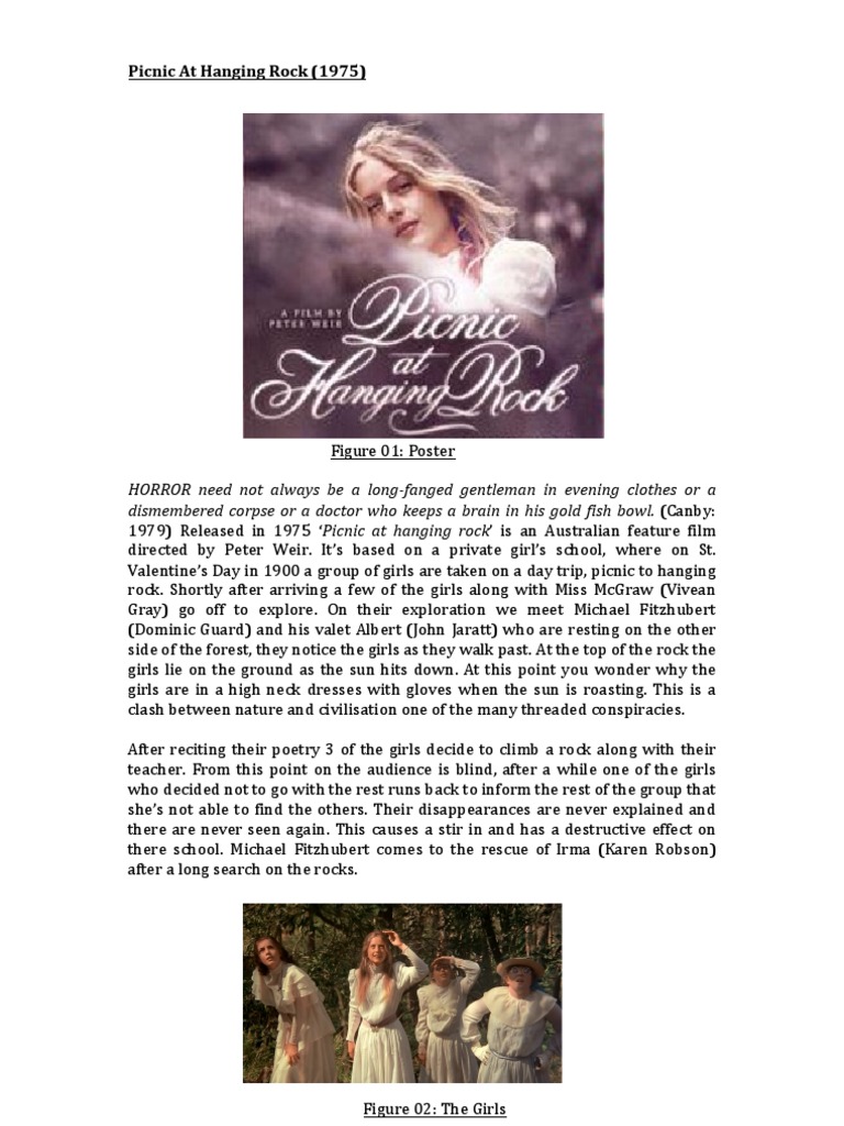 Picnic at Hanging Rock Overview | PDF | Leisure
