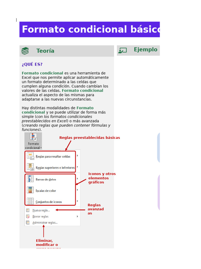Cap12 Curso de Excel Formato Básico Condicional | PDF