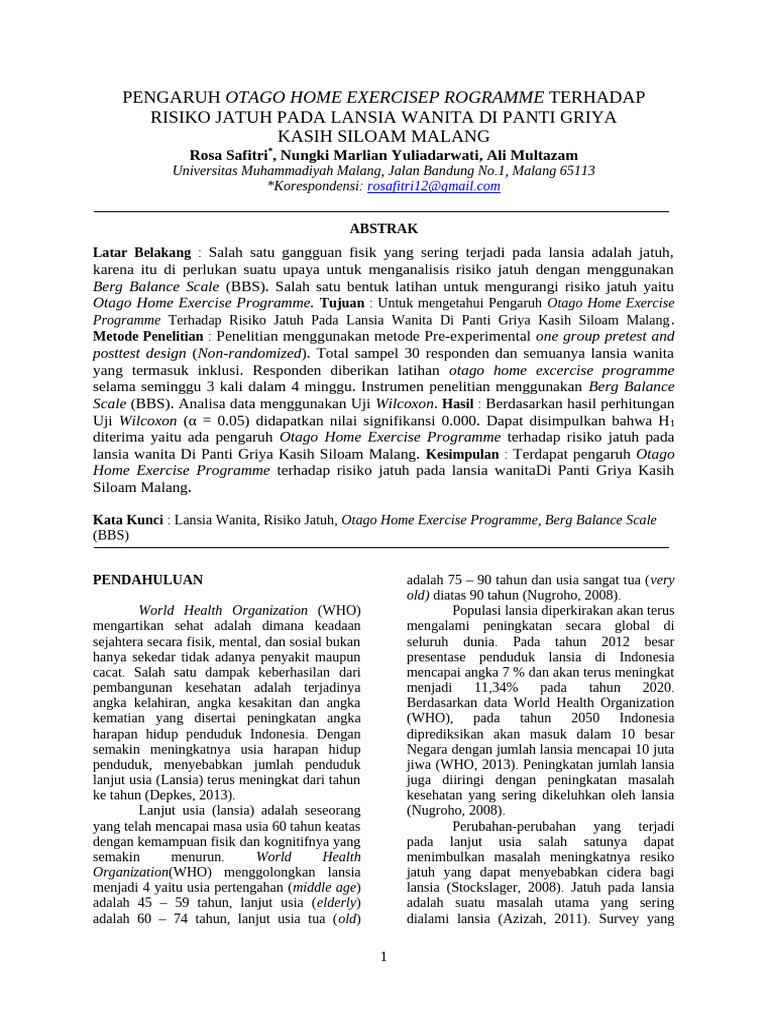 Naskah Publikasi Indonesia | PDF