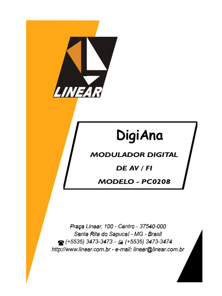 DIGIANA Manual - PC0208 - Rev01 | PDF