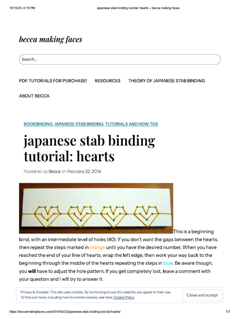 Heart Stitch pattern | PDF
