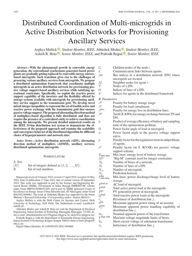 Distributed Coordination of Multi-Microgrids in Active Distribution ...