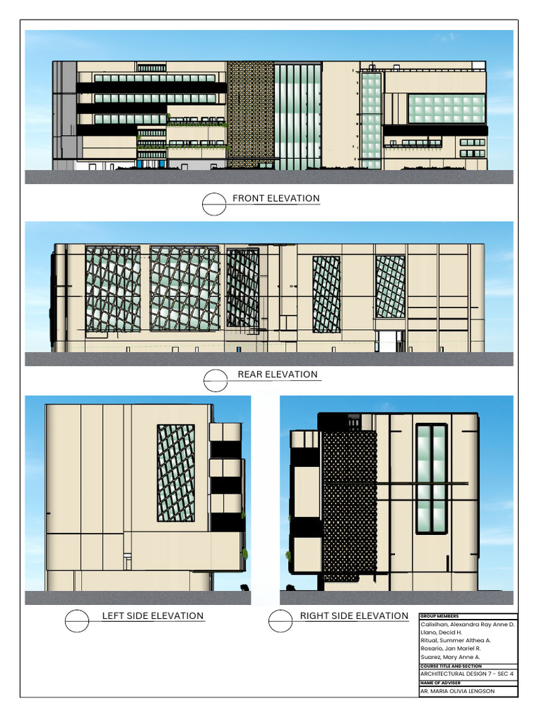 Fa5 - Elevation Section Perspective | PDF