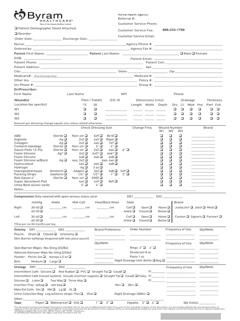 HHA MCO Order Form | PDF