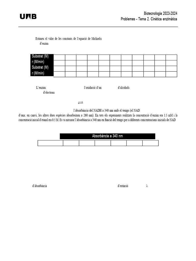 Problemes Tema2 2023-2024 | PDF