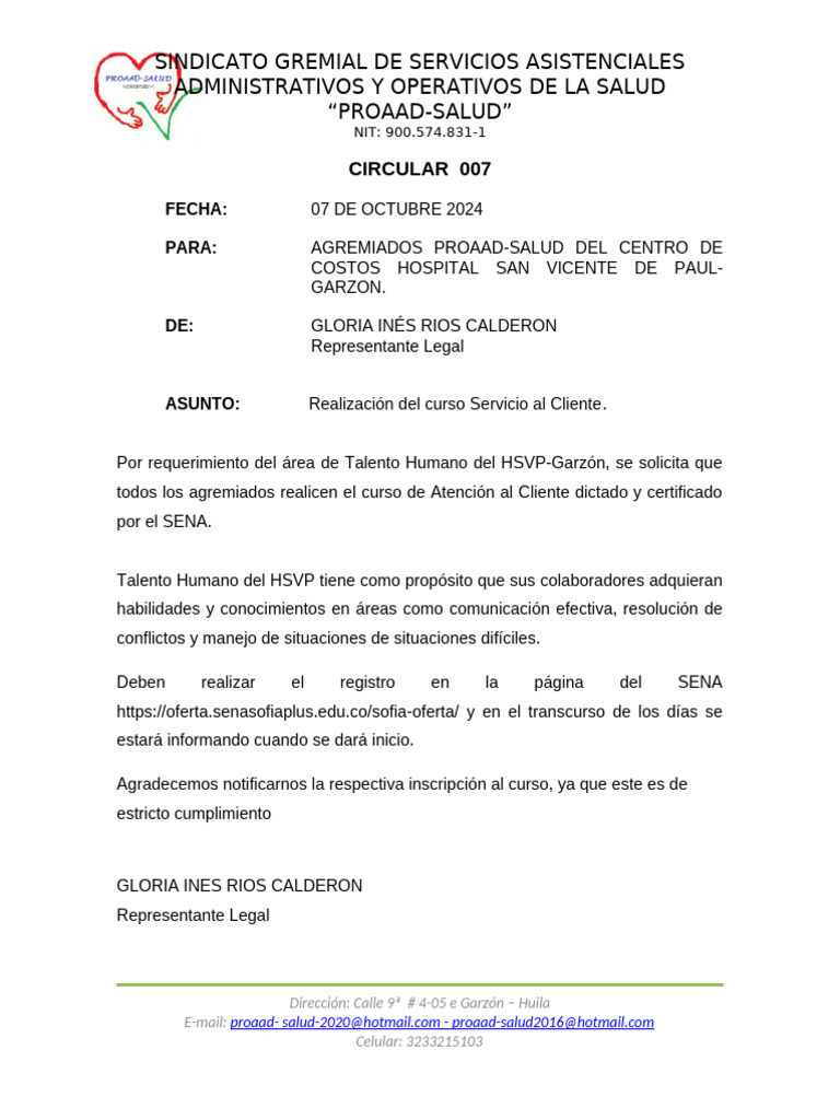 Modelo de Circular | PDF