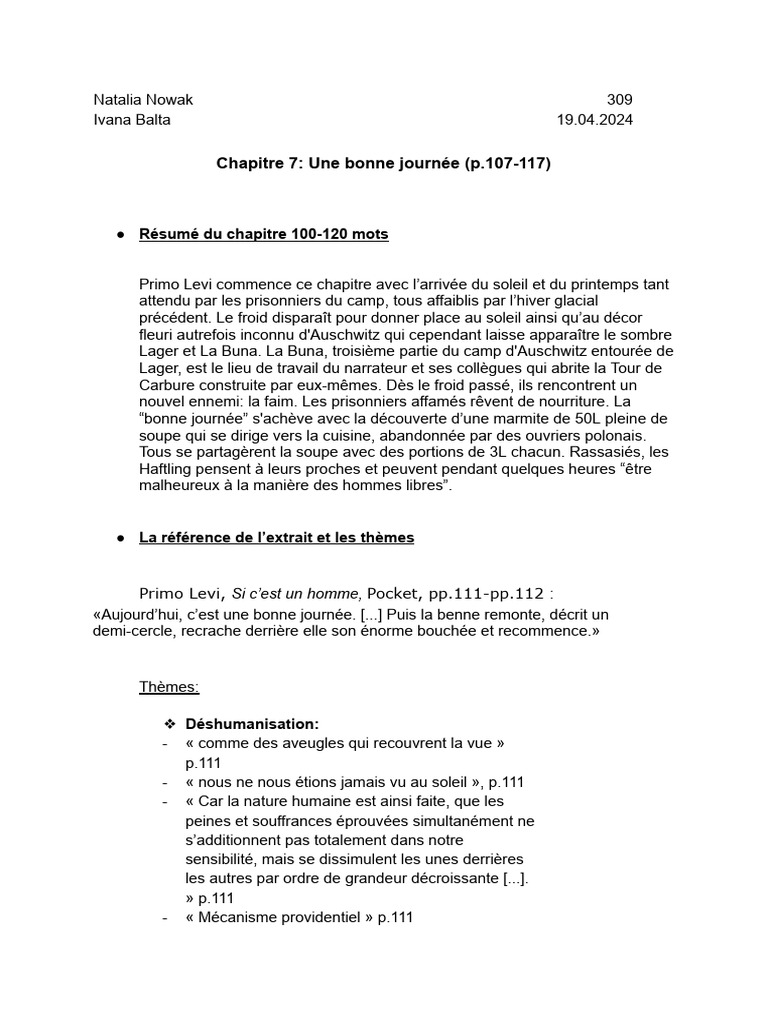 Exposé Histoire, Chap 7 | PDF
