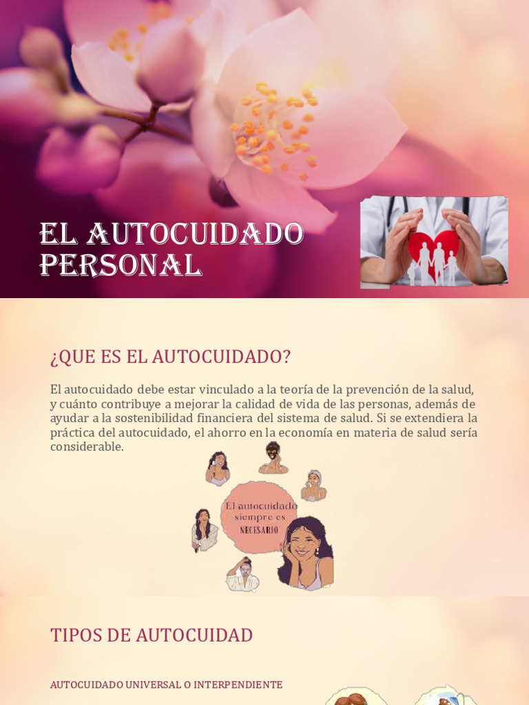 El Autocuidado Personal | PDF