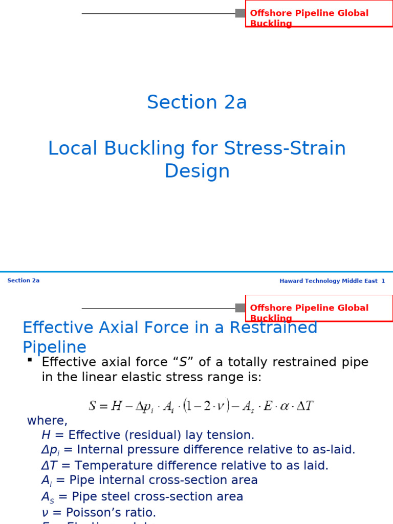 Offshore Pipeline Buckling Analysis | PDF | Buckling | Deformation (Engineering)