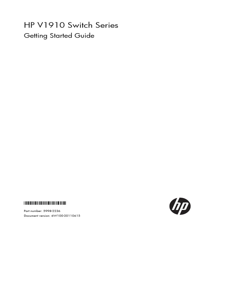 Switch V1910 SERIES JE004A HP Baseline Smart 48 Port Gig SW - Started ...