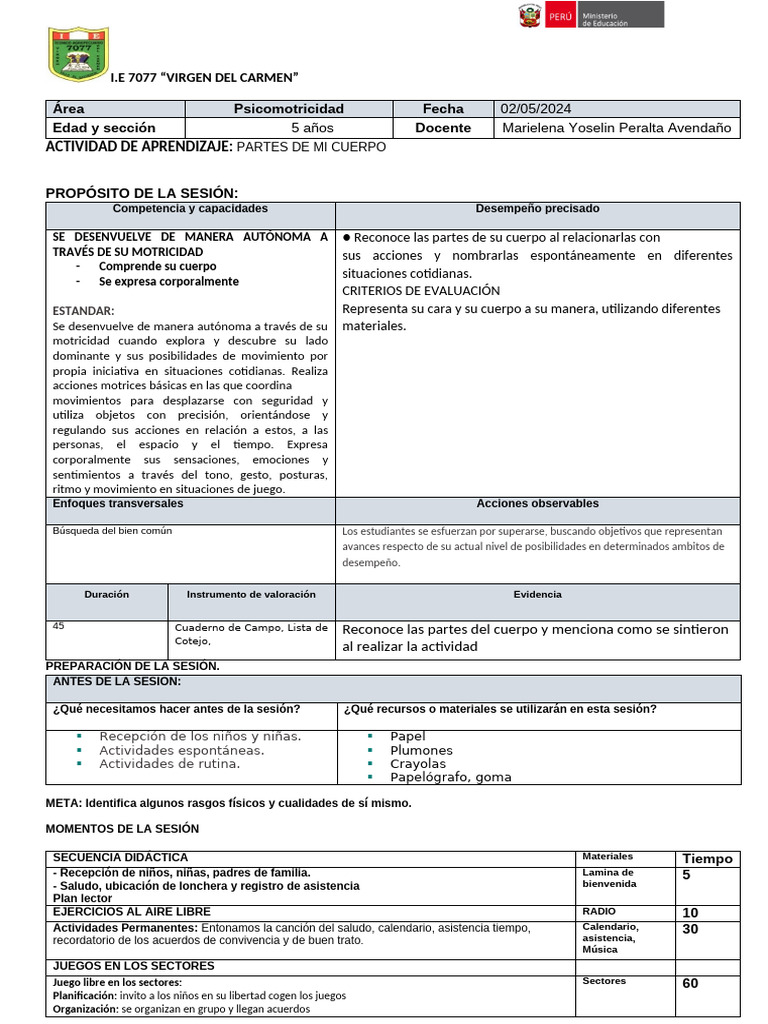 SESION 2 de MAYO 2024 | PDF