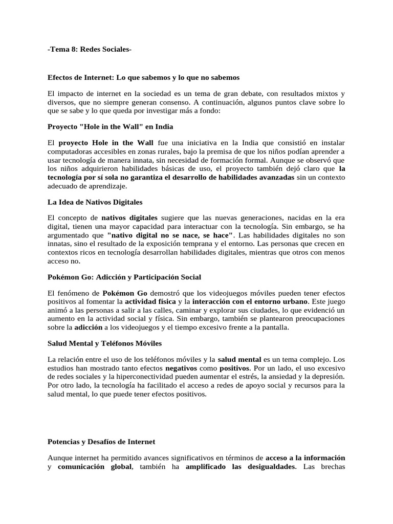 Tema 8 - Redes Sociales | PDF