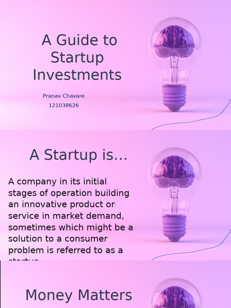 Startup Investment | PDF