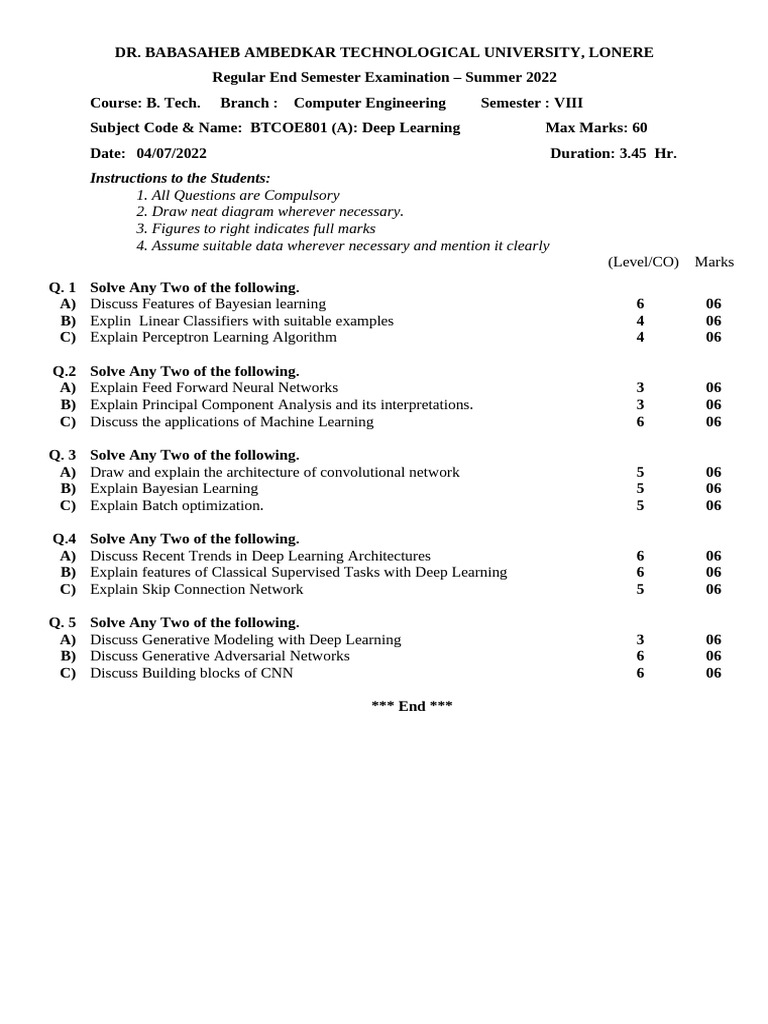 Question Paper | PDF