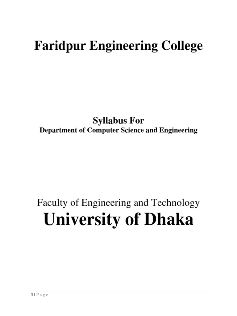 FEC Syllabus CSE Old | PDF | Course Credit | Career & Growth
