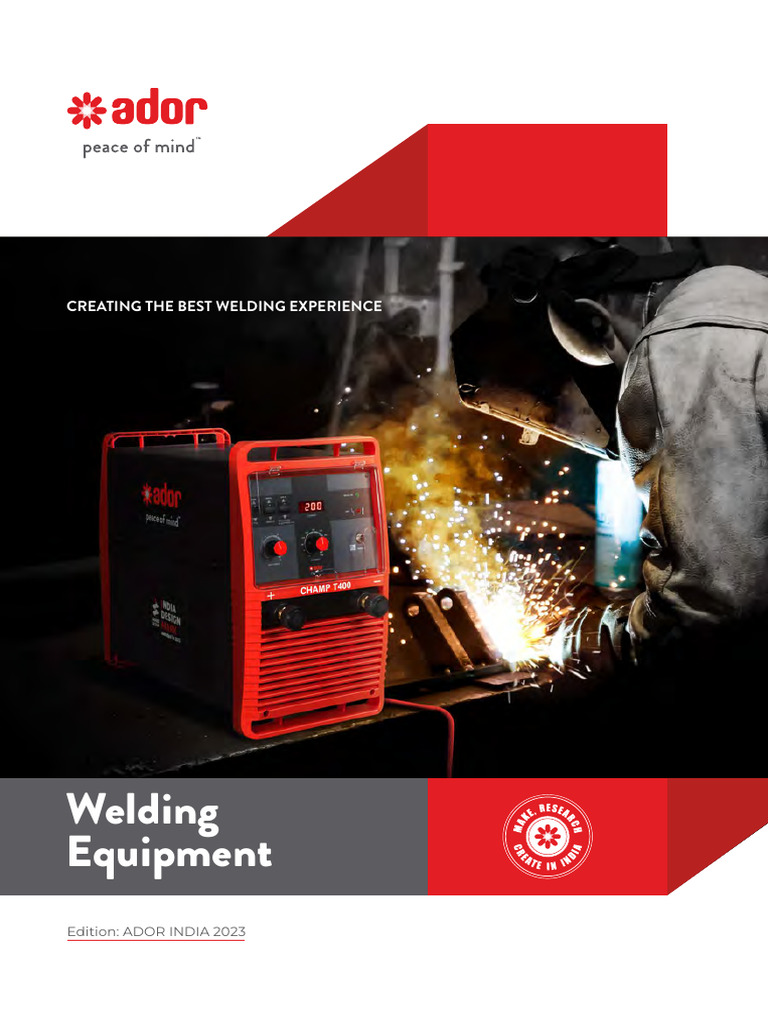 Ador Welding Equipment Catalogue 2023 | PDF | Rectifier | Alternating ...
