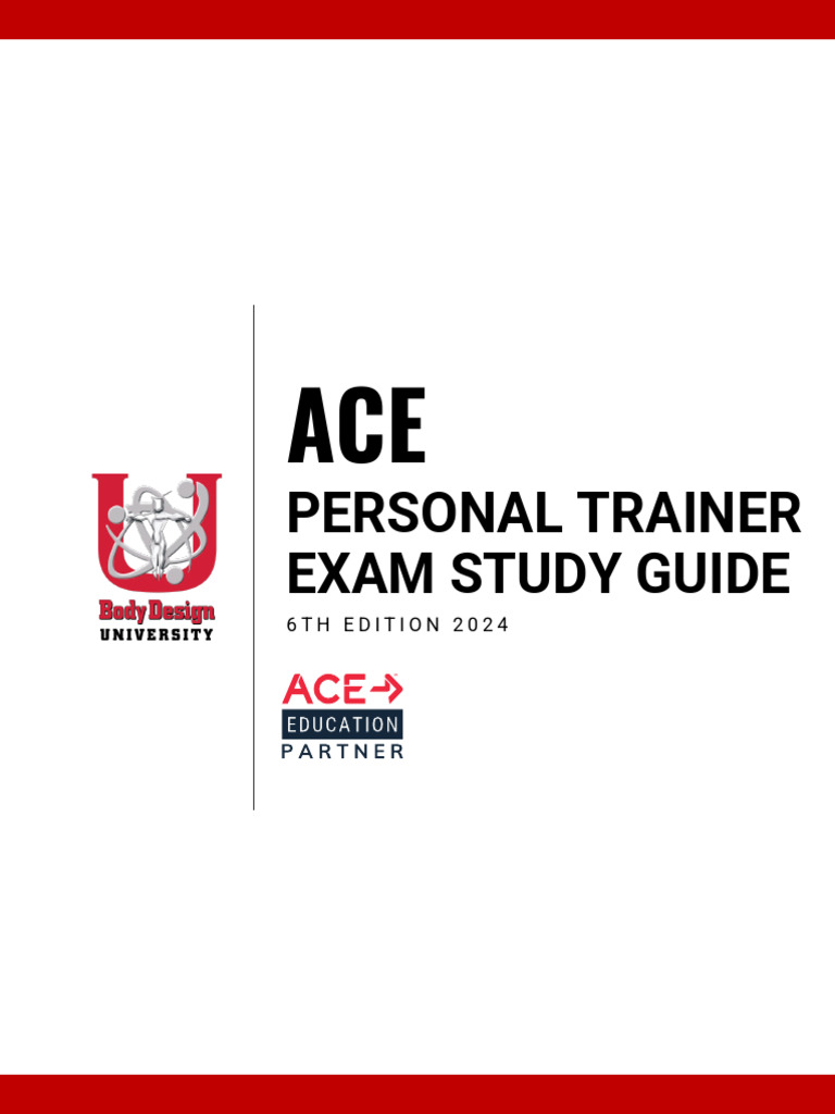 ACE Study Guide 2024 | PDF