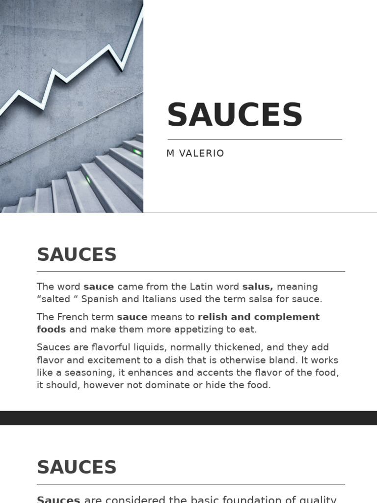 Sauces | PDF